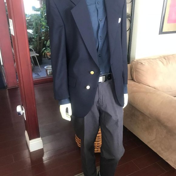 chridtian dior | Suits & Blazers | Christian Dior Navy Blue Never Been ...